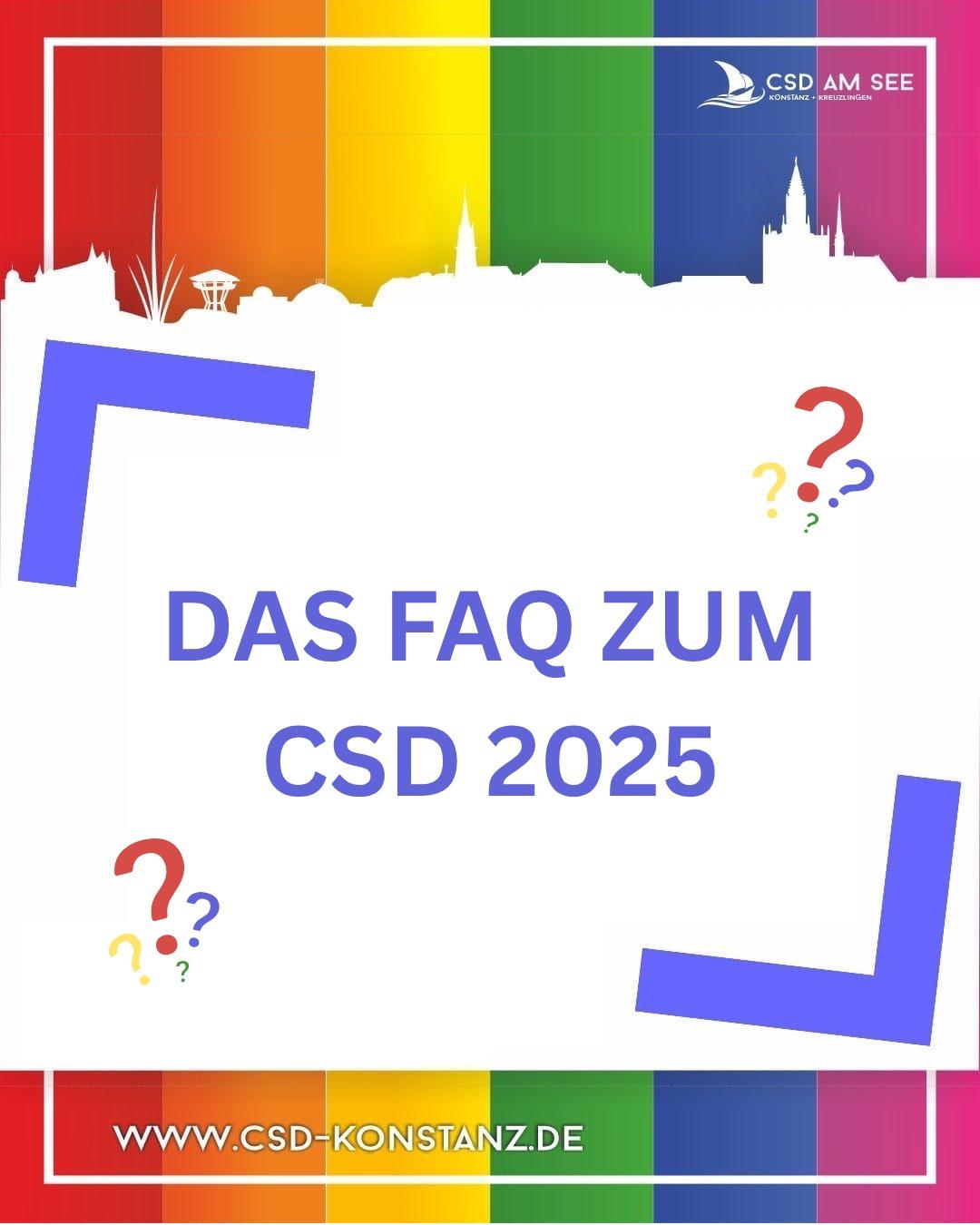 Das FAQ zum CSD 2025 – CSD Konstanz